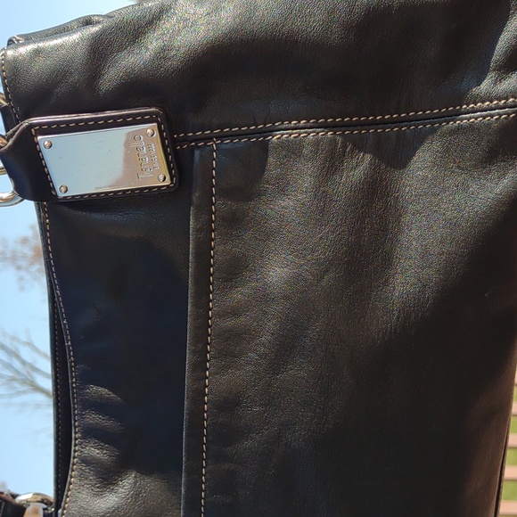 Tignanello | Bags | Vintage Tiganello Hobo Bag In Black | Poshmark